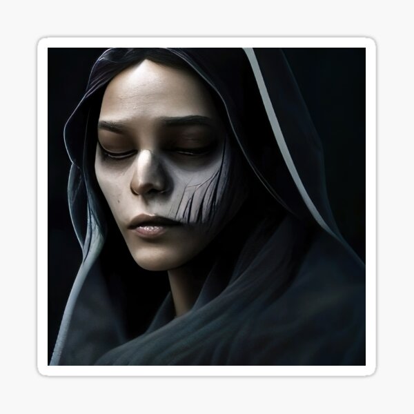 "Lady death" Sticker for Sale by Fmpower | Redbubble