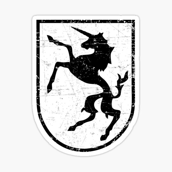 " Kriegsmarine U-boat U-1195 - Prancing Unicorn - Grunge Style ...