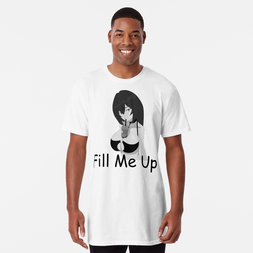 "Fill me up anime girl " Sticker for Sale by ArthurPoe | Redbubble