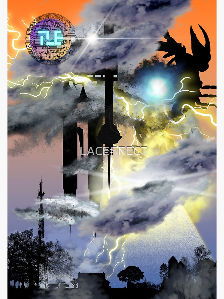 "Something Is Coming" Sticker for Sale by LACEFFECT | Redbubble