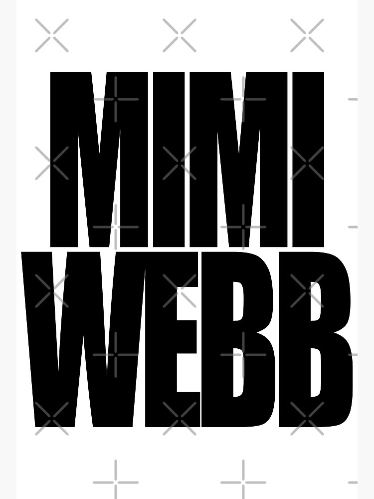 "Mimi Webb Merch Mimi Webb Logo" Poster for Sale by AfafShopy | Redbubble