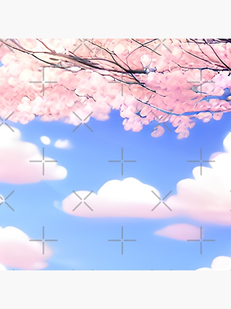 "A painting of cherry tree branches during springtime." Poster for Sale ...