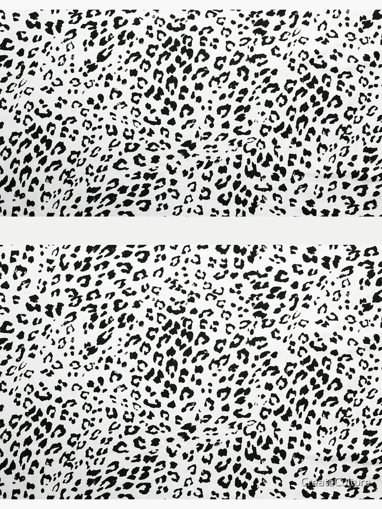 "Black & White Cheetah Design Pattern" Sticker for Sale by ...