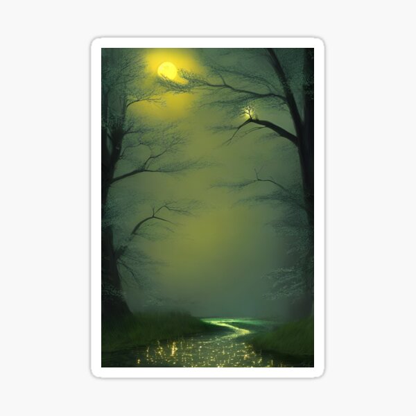 "Forest Brook" Sticker for Sale by AlemaArtzz | Redbubble