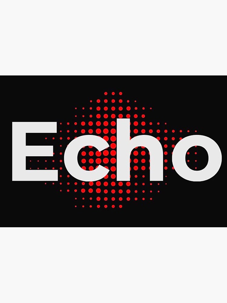 "Echo Music Logo" Sticker for Sale by itsechomusic | Redbubble