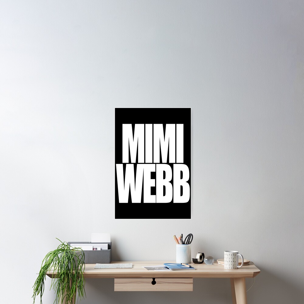 "Mimi Webb Merch Mimi Webb Logo" Poster for Sale by AfafShopy | Redbubble