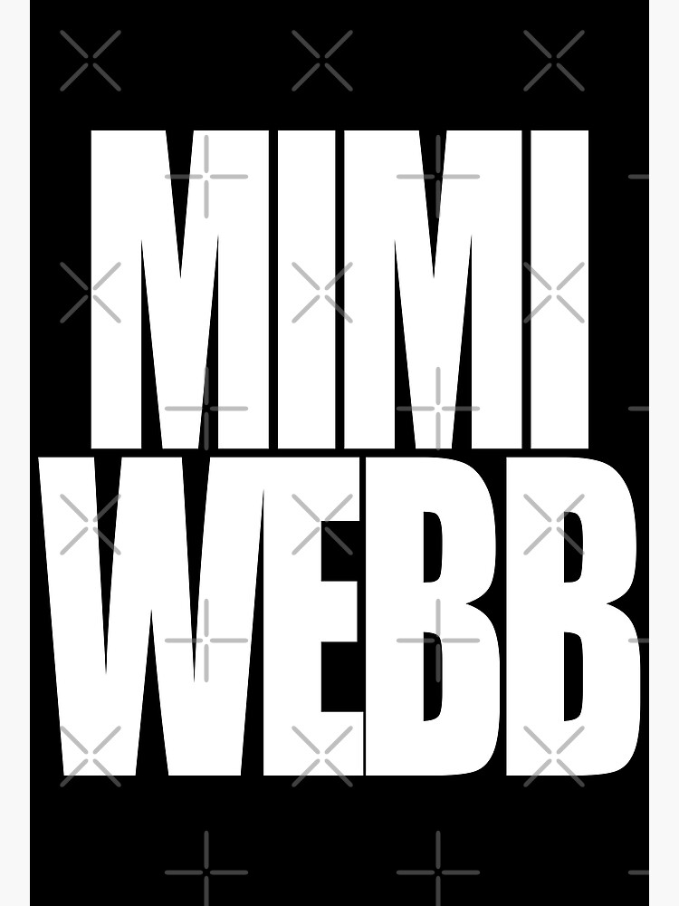"Mimi Webb Merch Mimi Webb Logo" Poster for Sale by AfafShopy | Redbubble