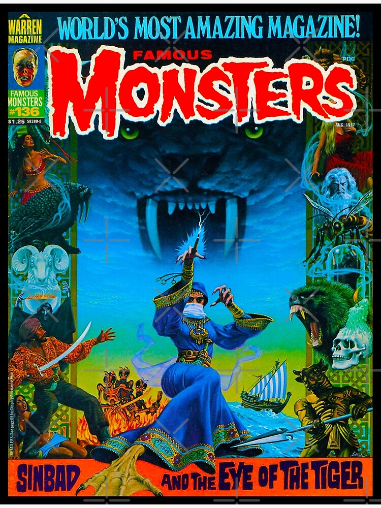 "YEP, ANOTHER GREAT VINTAGE FAMOUS MONSTERS MAGAZINE COVER! " Poster ...