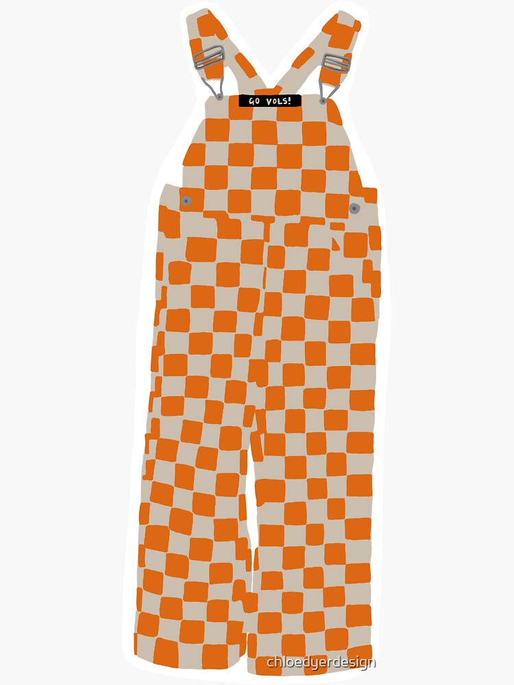 "University of Tennessee Overalls" Sticker for Sale by chloedyerdesign ...