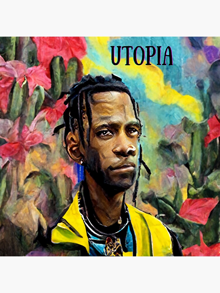 "UTOPIA" Sticker for Sale by SimYOUlation | Redbubble