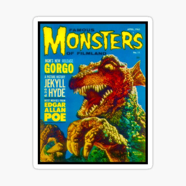 "A GREAT VINTAGE FAMOUS MONSTERS OF FILMLAND #11 MAGAZINE COVER ...