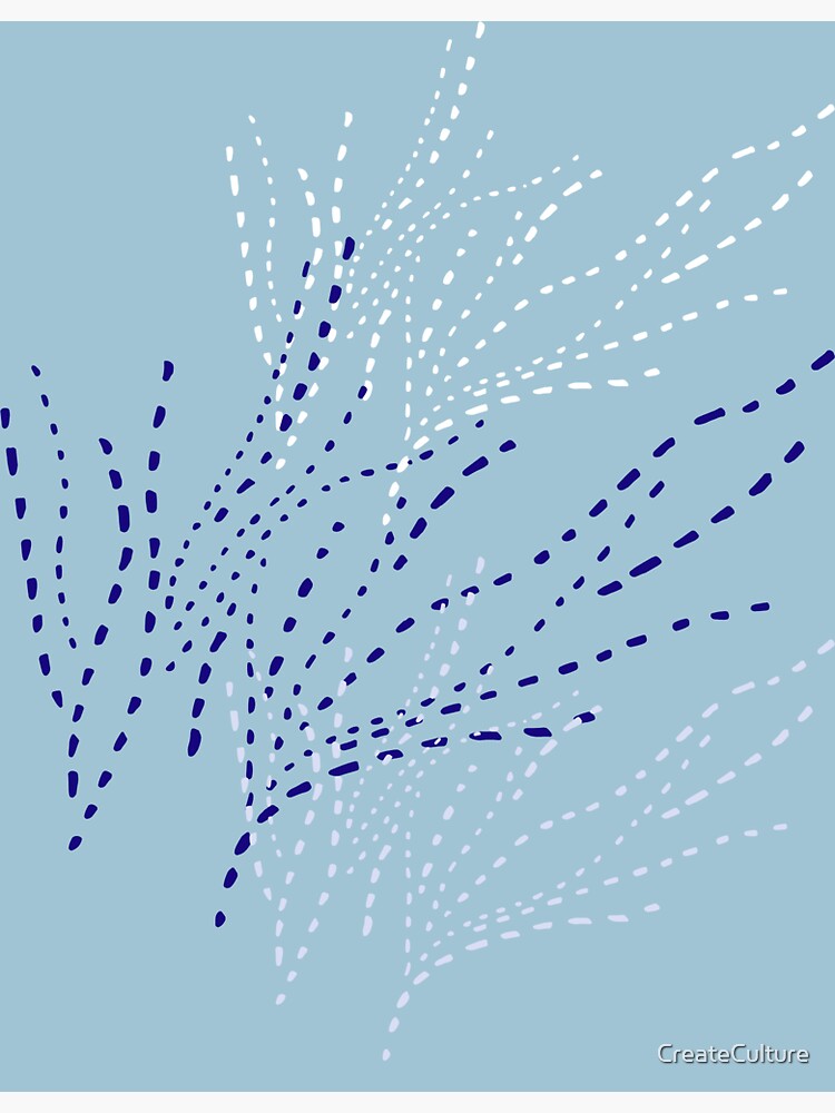 "Modern Light Blue & White Design Pattern" Sticker for Sale by ...