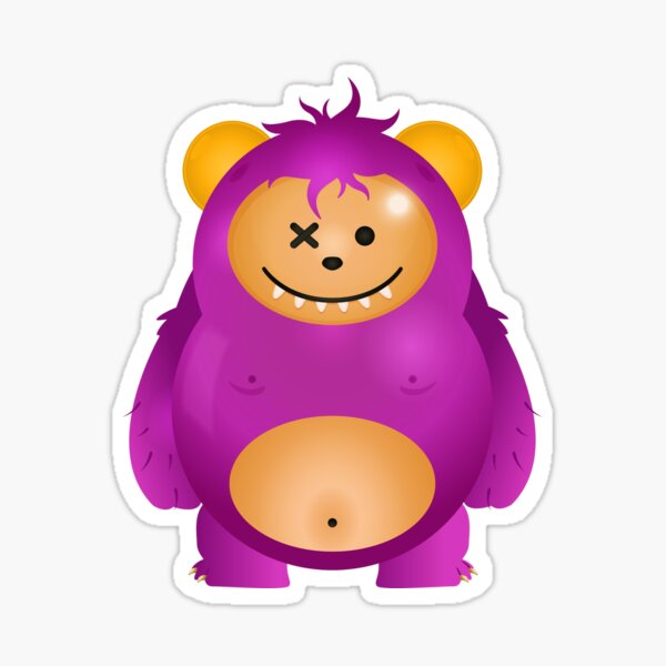 "Cute Creature Chibi Monster Classic Monster" Sticker for Sale by ...