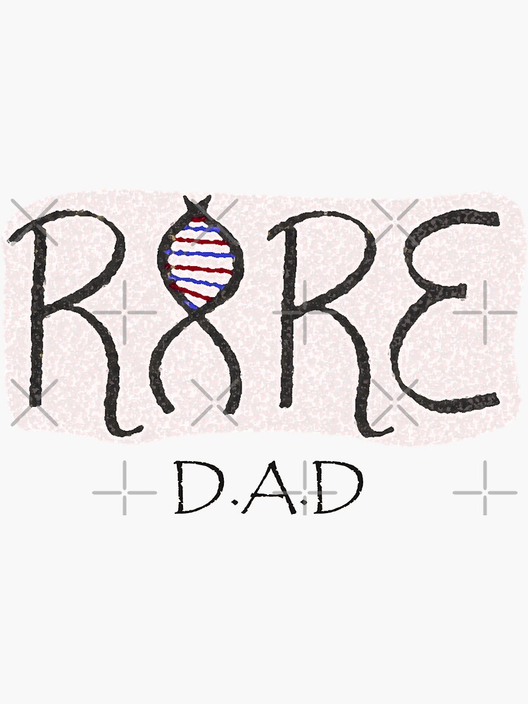 "RARE Dad" Sticker for Sale by CJGrimes | Redbubble