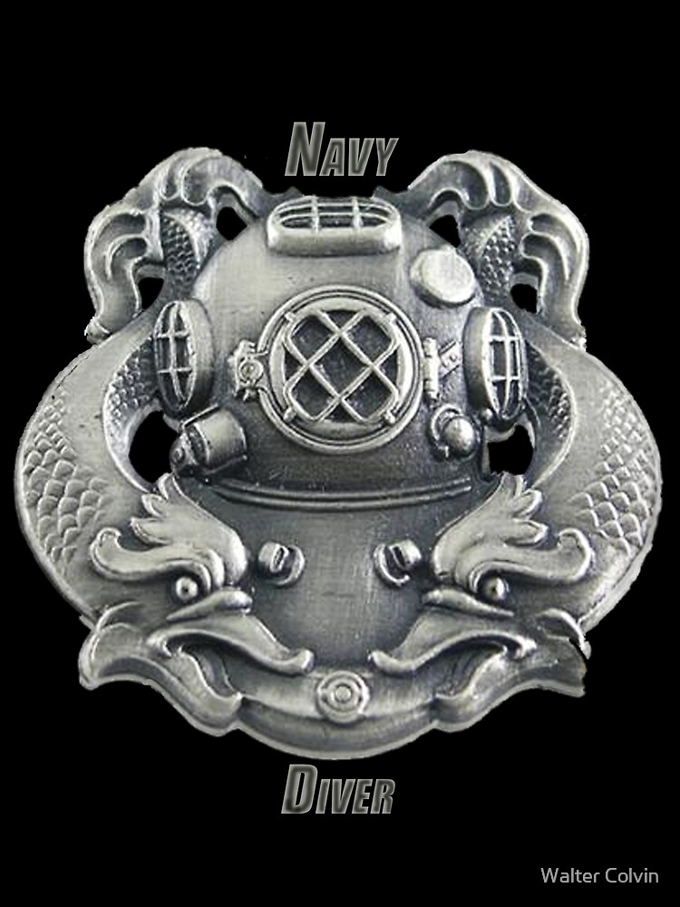 "Navy Diver" Framed Art Print for Sale by Walter Colvin | Redbubble