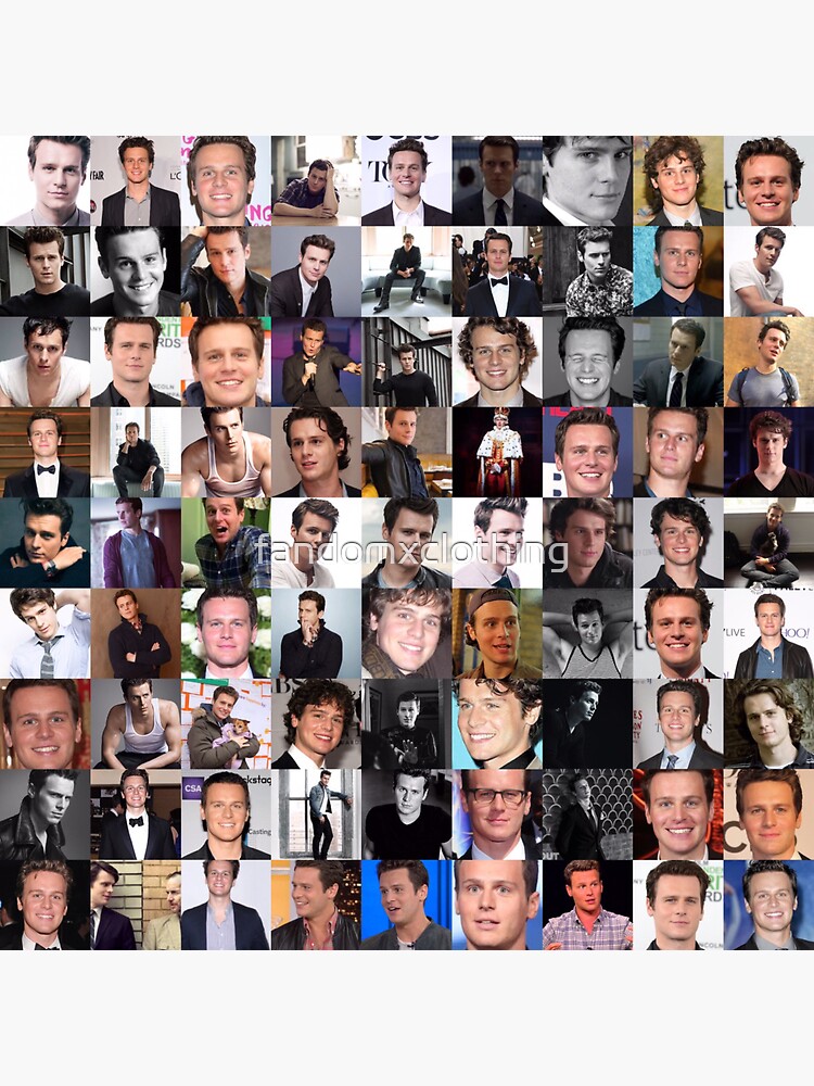 "Jonathan Groff Collage - Many Items Available" Sticker for Sale by ...