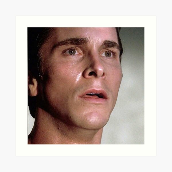 "Patrick Bateman American Psycho Christian Bale Sigma Male Meme Staring ...