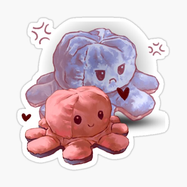 "Sad octopus deep message" Sticker for Sale by Alizaa786 | Redbubble