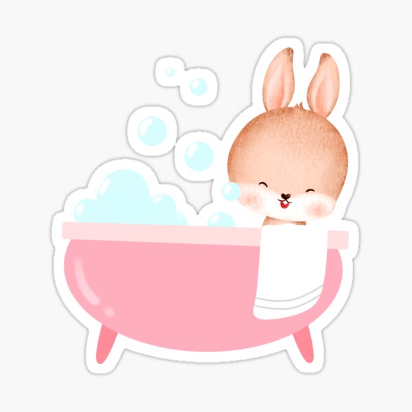 "Kawali Cute Bunny Cartoon" Sticker for Sale by PerfectBlend | Redbubble