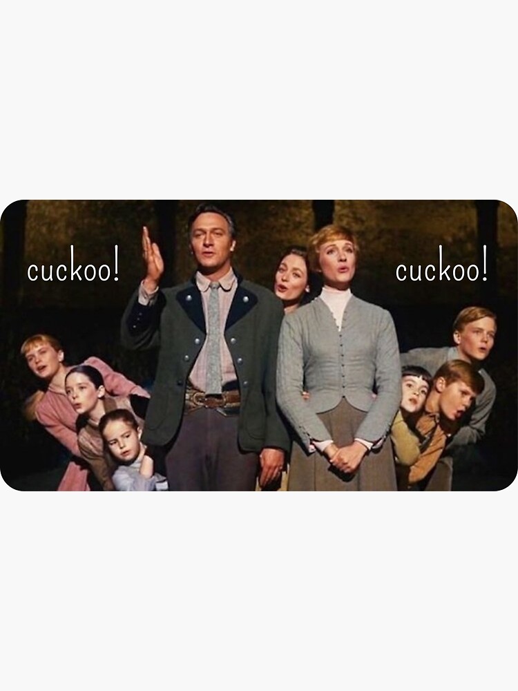 "Cuckoo!" Sticker for Sale by toadsforall | Redbubble