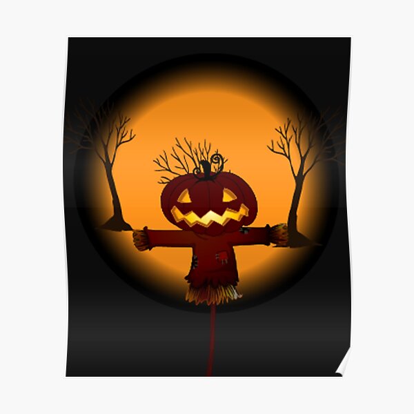 "Happy halloween horror nights 2022, Scary happy Pumpkin man," Poster ...