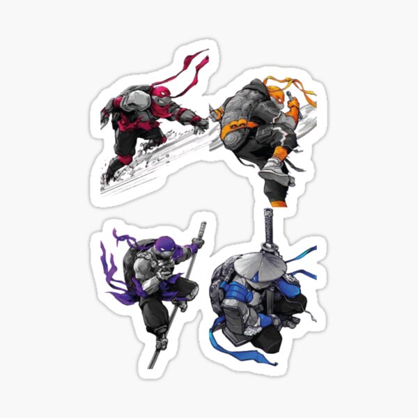 "rise of the tmnt movie 2022 " Sticker for Sale by AnselmTaylor | Redbubble