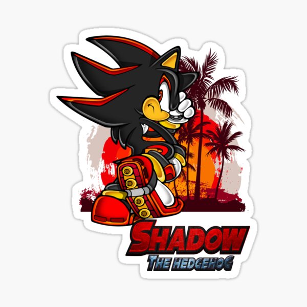 "Shadow The Hedgehog " Sticker for Sale by PlayTimeUp | Redbubble