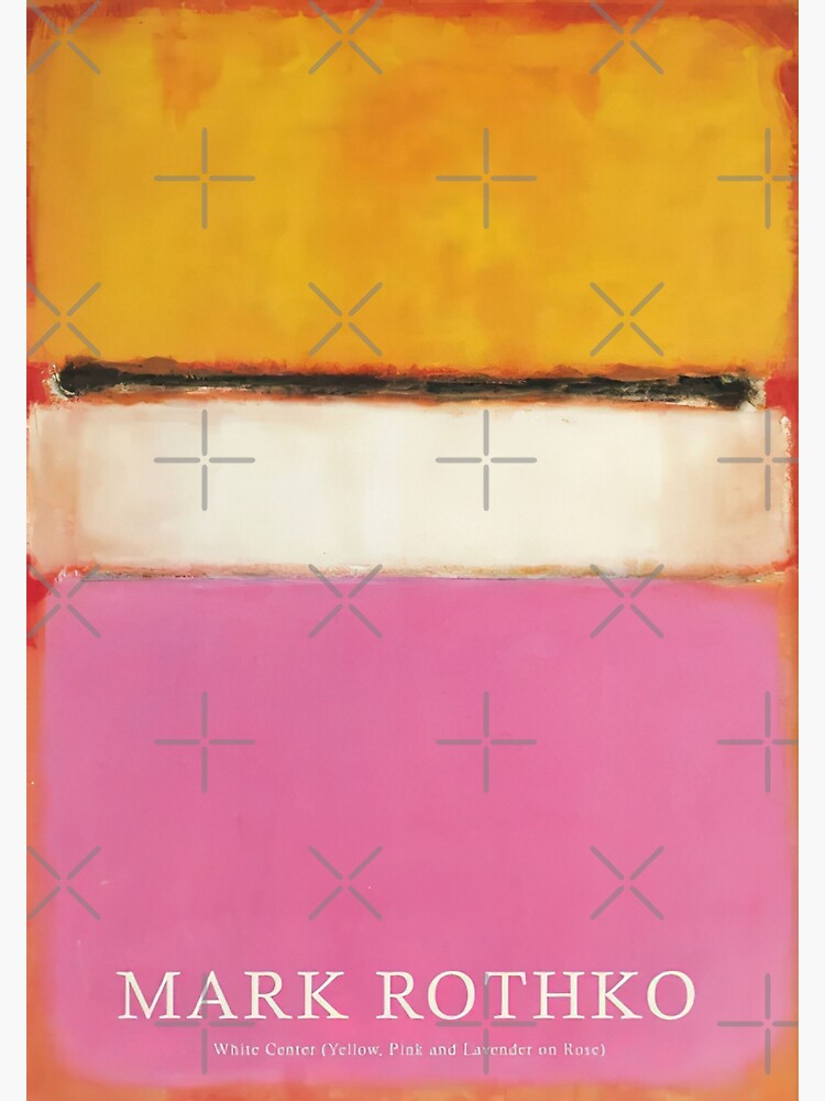 Mark Rothko White Center Premium Matte Vertical Poster