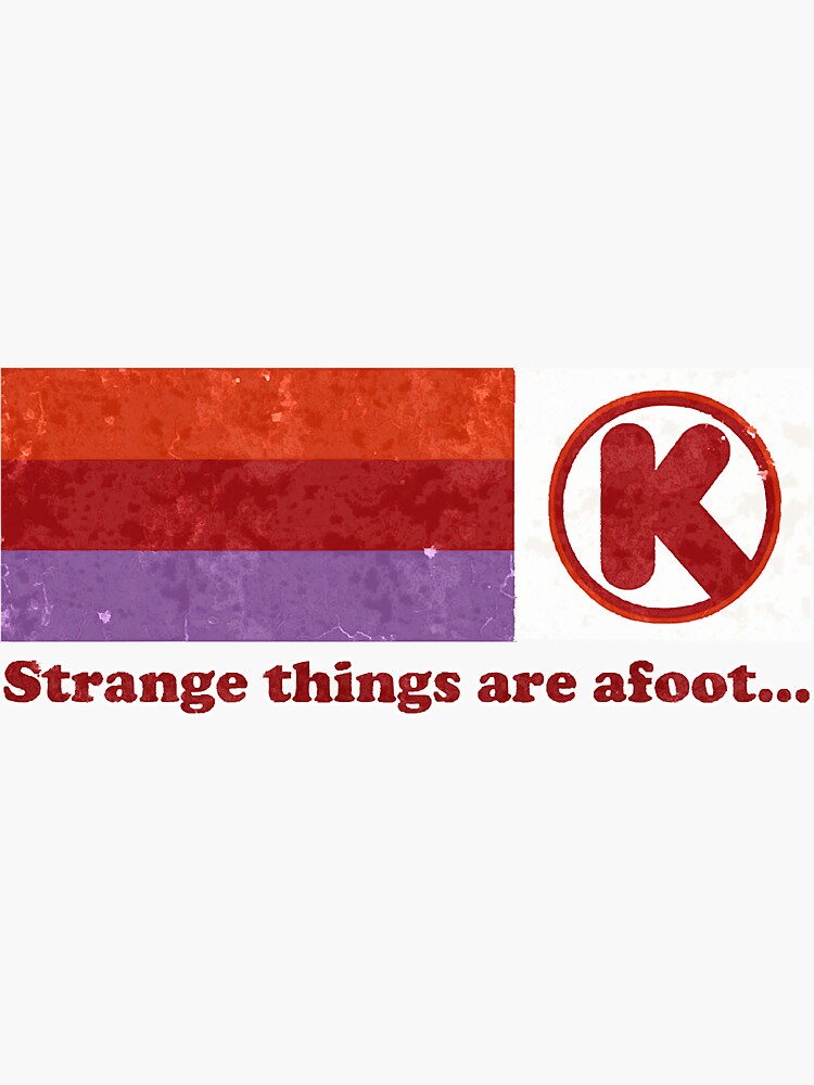 "Strange things are afoot..." Sticker for Sale by Jeremytone | Redbubble
