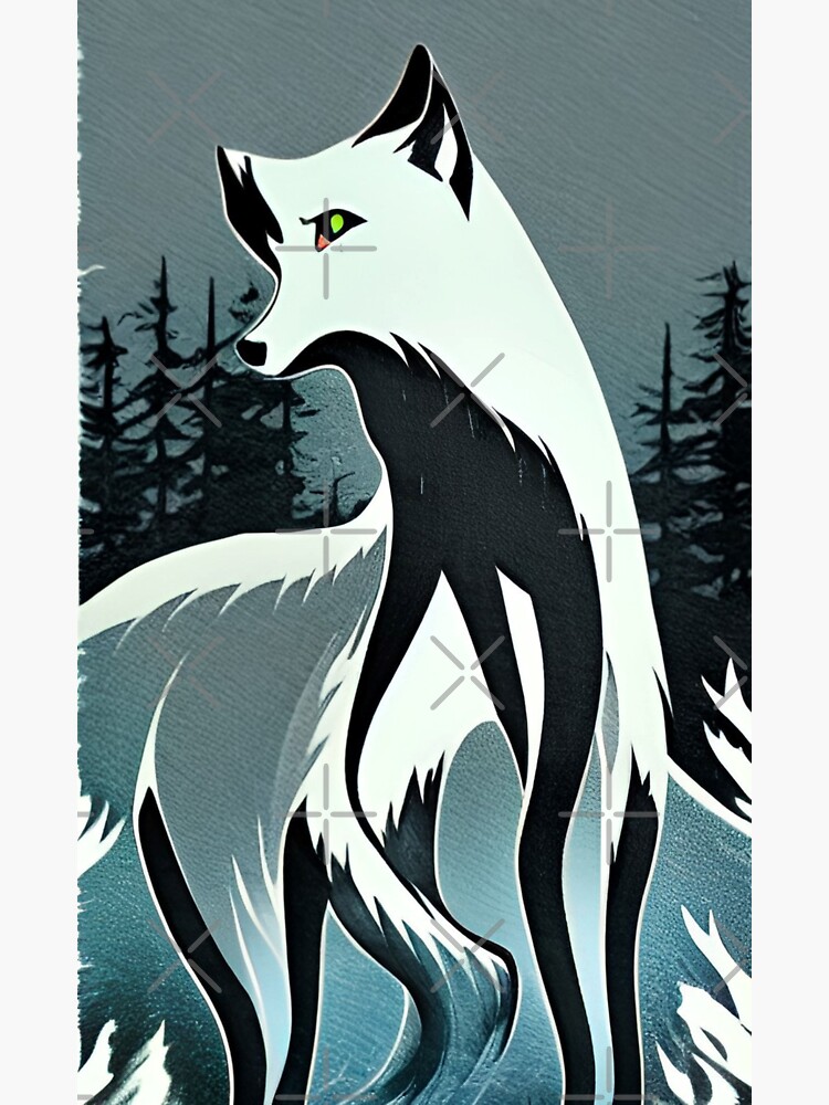 "Arctic Fox" Sticker for Sale by DrGin-and-Juice | Redbubble