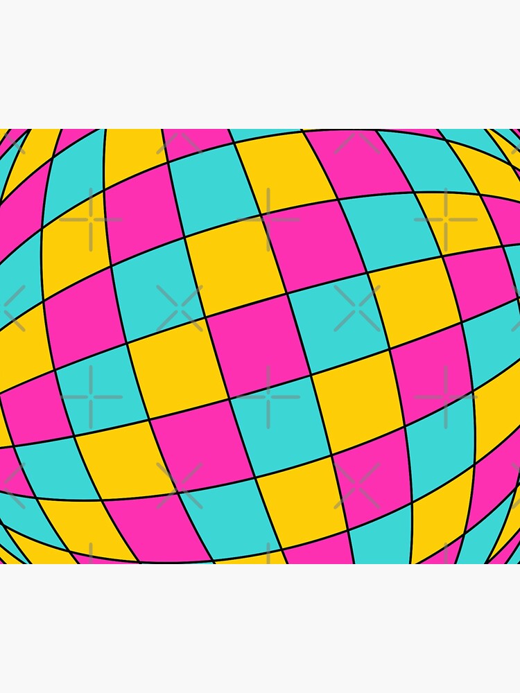"Round CMYK Grid" Sticker for Sale by MOULEOFFICIAL | Redbubble