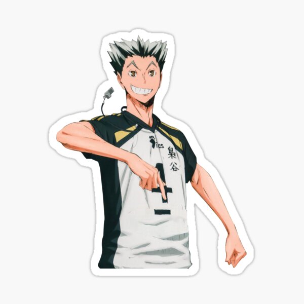 "Haikyuu!! - Koutarou Bokuto" Sticker for Sale by Recup-Tout | Redbubble
