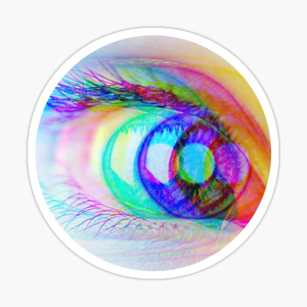 "Trippy Outlook" Sticker for Sale by Shiablue | Redbubble