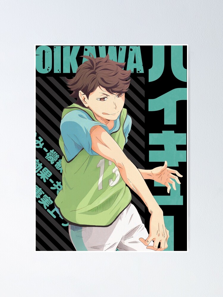 "Haikyuu!! - Tooru Oikawa" Poster for Sale by Recup-Tout | Redbubble
