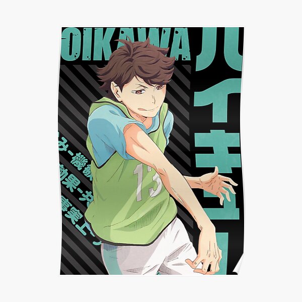"Haikyuu!! - Tooru Oikawa" Poster for Sale by Recup-Tout | Redbubble
