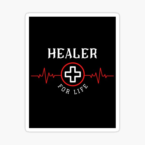 "Healer for Life Heartbeat ECG Heart Line Design Roleplaying Game ...