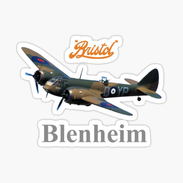 "Bristol Blenheim British WW2 light bomber" Sticker for Sale by ...