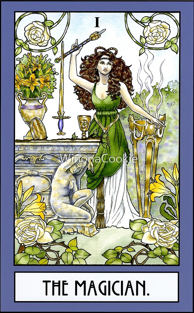 "The Magician - Card" by WinonaCookie | Redbubble