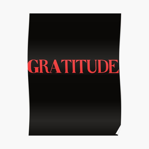 "Gratitude| Feel Gratitude| Abstract art " Poster for Sale by ...
