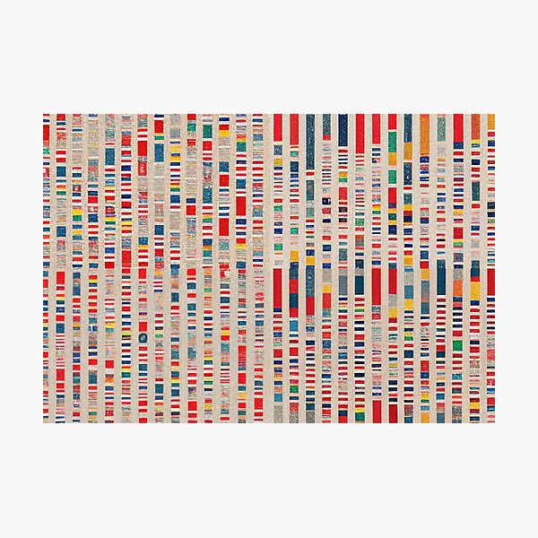 Lámina fotográfica «Todas las banderas en una: creadas por IA» de ...