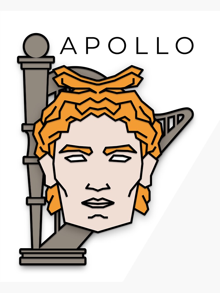 "Apollo, god of music and arts" Sticker for Sale by thekemalone | Redbubble
