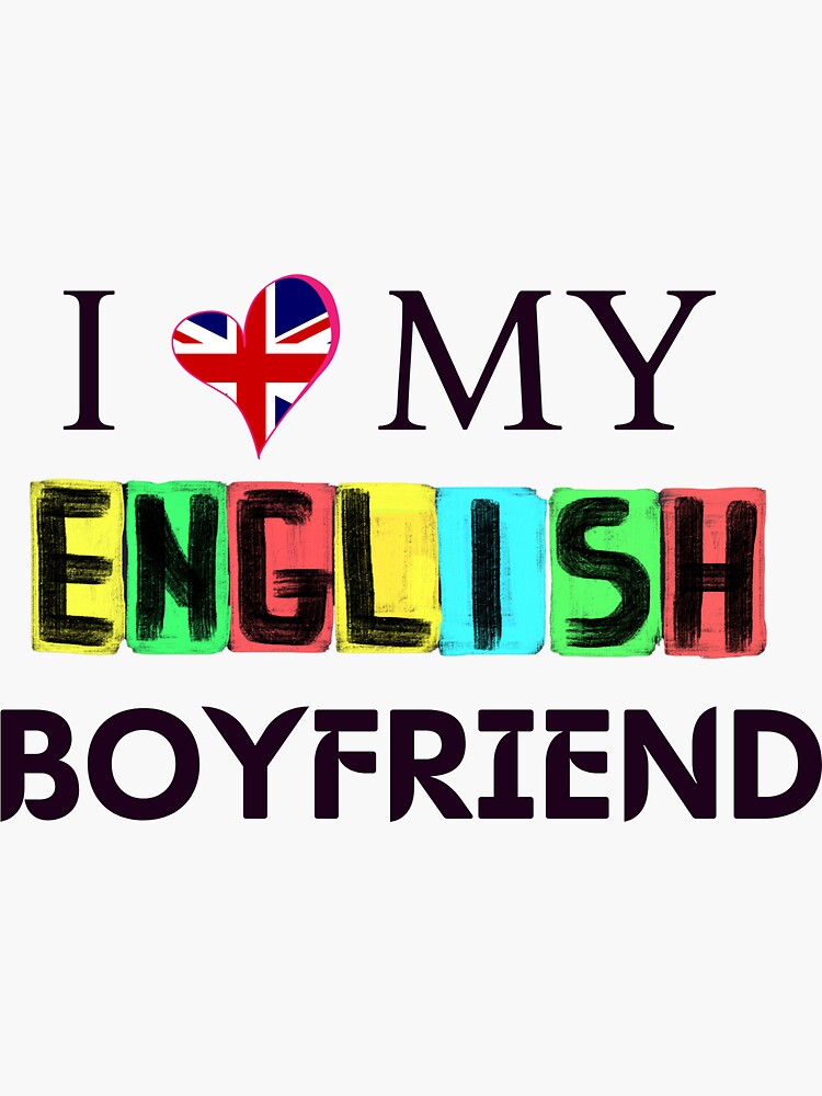 "english bf" Sticker for Sale by chaitanyasawai | Redbubble