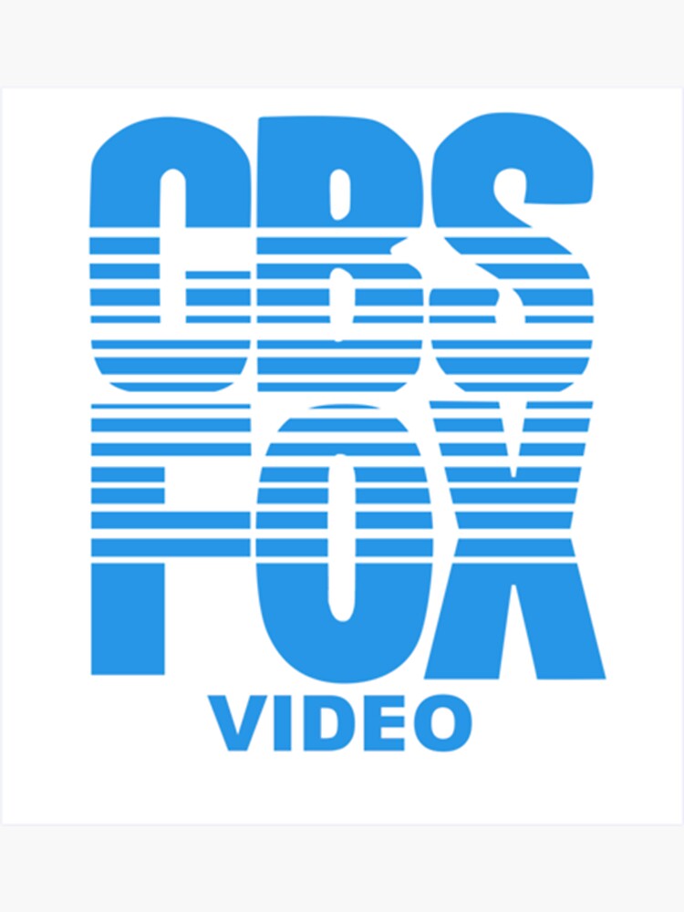 "CBS FOX VIDEO VHS logo" Sticker for Sale by OliverSchmidtd | Redbubble