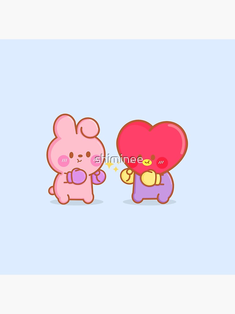 Impression photo « Mignon BTS BT21 Cooky et Tata Taekook Vkook Jikook ...