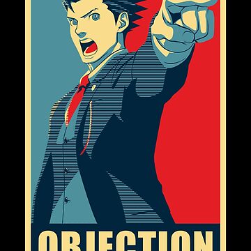 "OBJECTION " Sticker for Sale by KazsMannequin | Redbubble