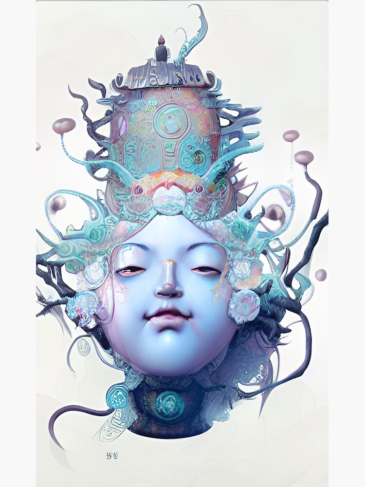 Lámina fotográfica «Buda chino original Arte conceptual Ilustración ...