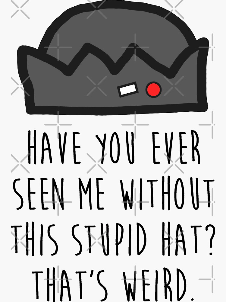 "Jughead Stupid Hat Meme" Sticker for Sale by fandemonium | Redbubble