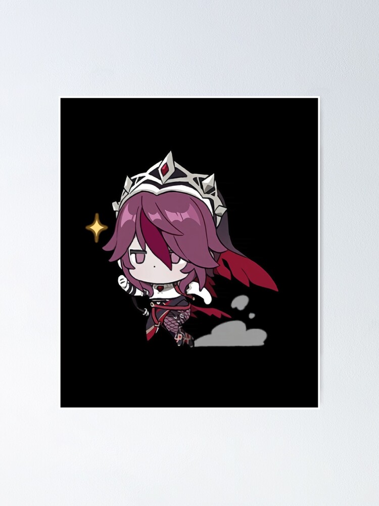 "Rosaria clocking out | Genshin Impact Stickers" Poster for Sale by ...
