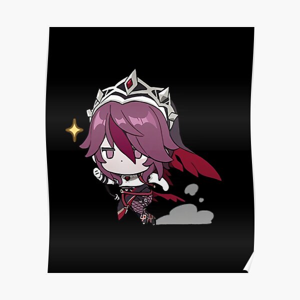 "Rosaria clocking out | Genshin Impact Stickers" Poster for Sale by ...