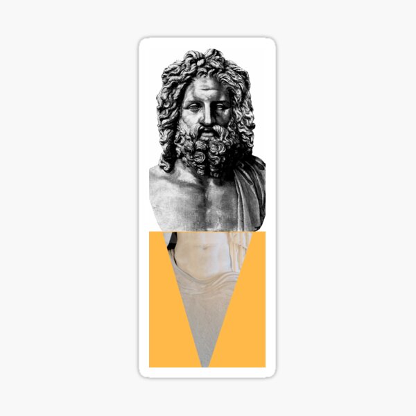 "Zeus in Style" Sticker for Sale by technai | Redbubble